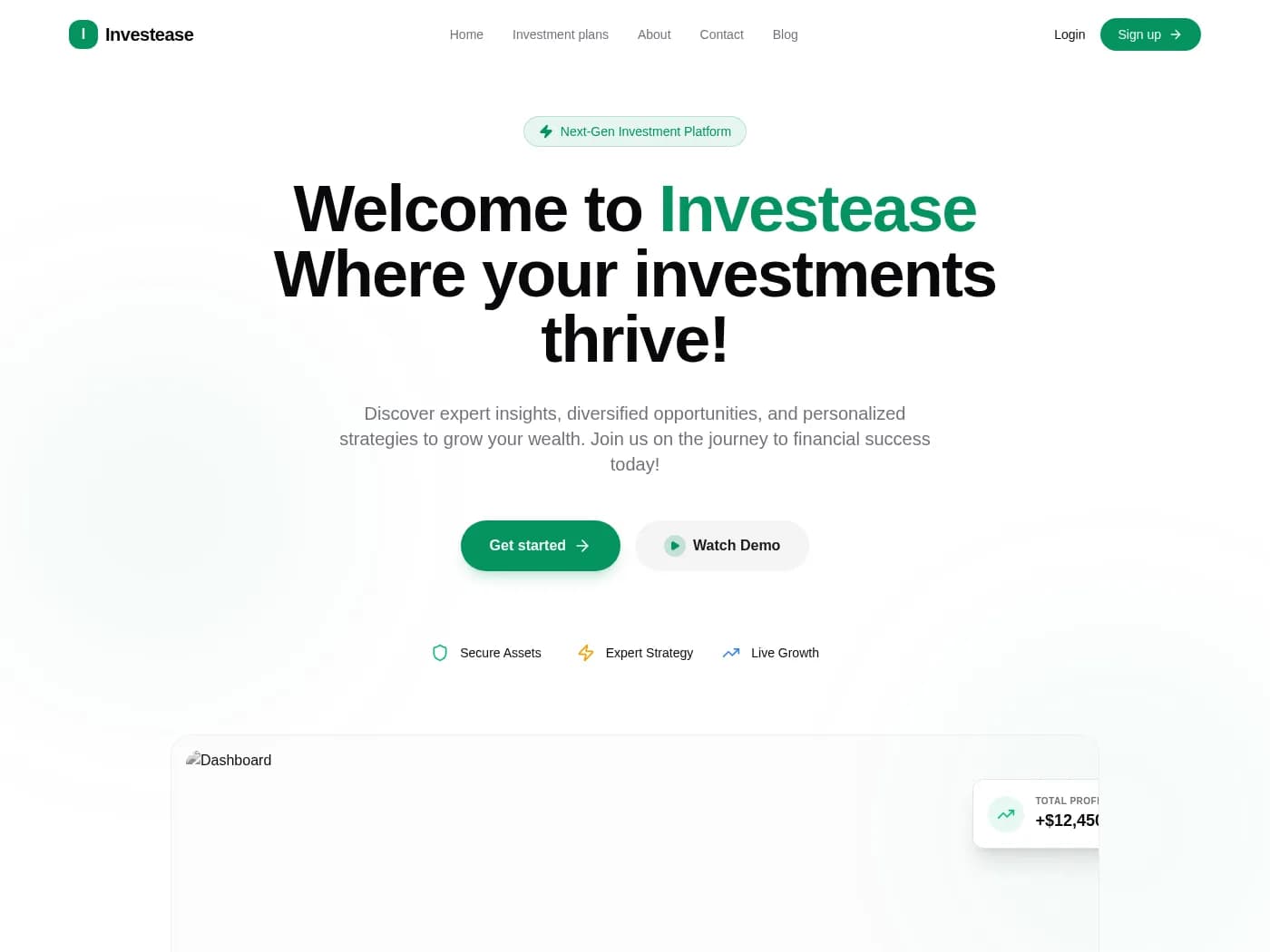 Investease Platform