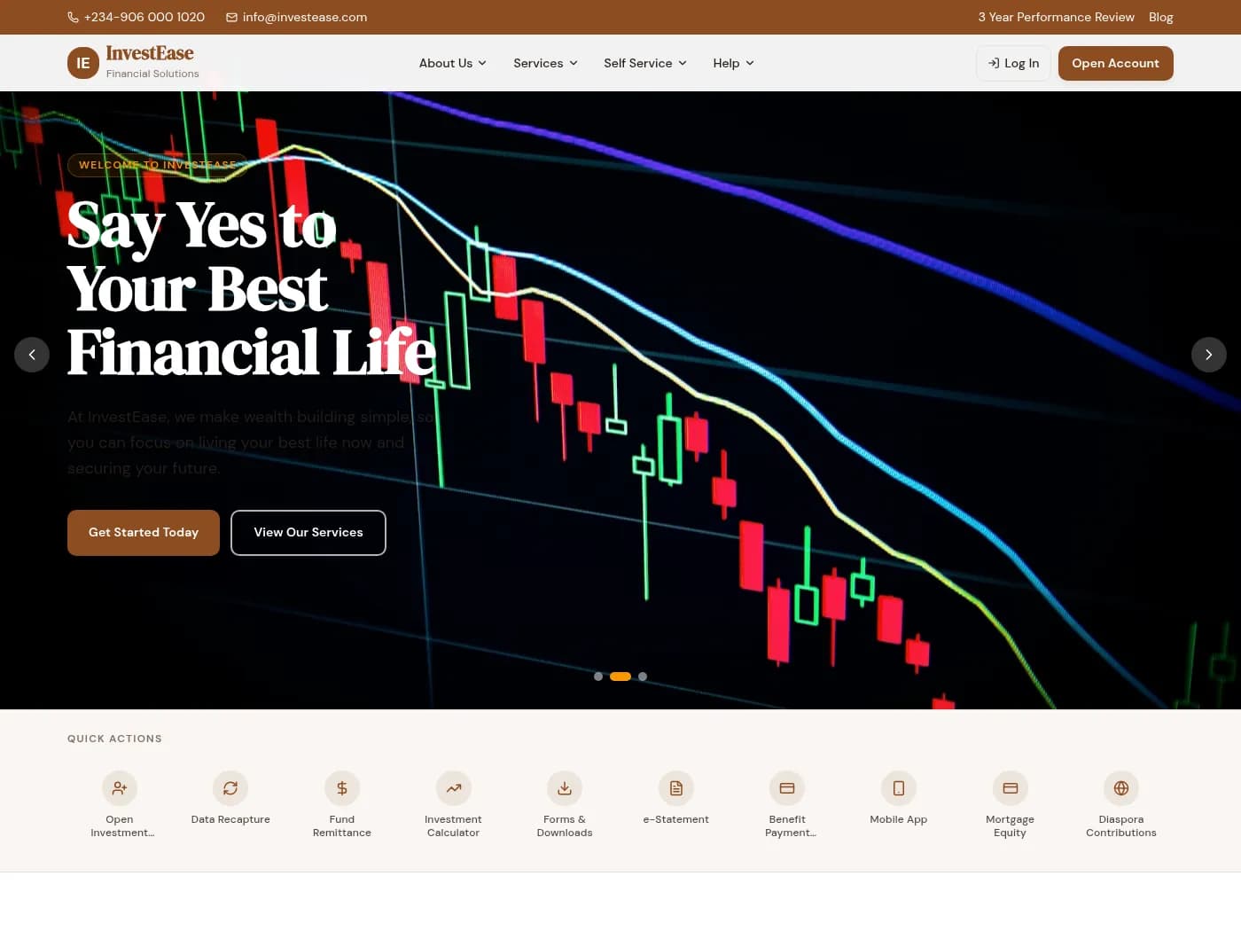 InvestEase Web Portal