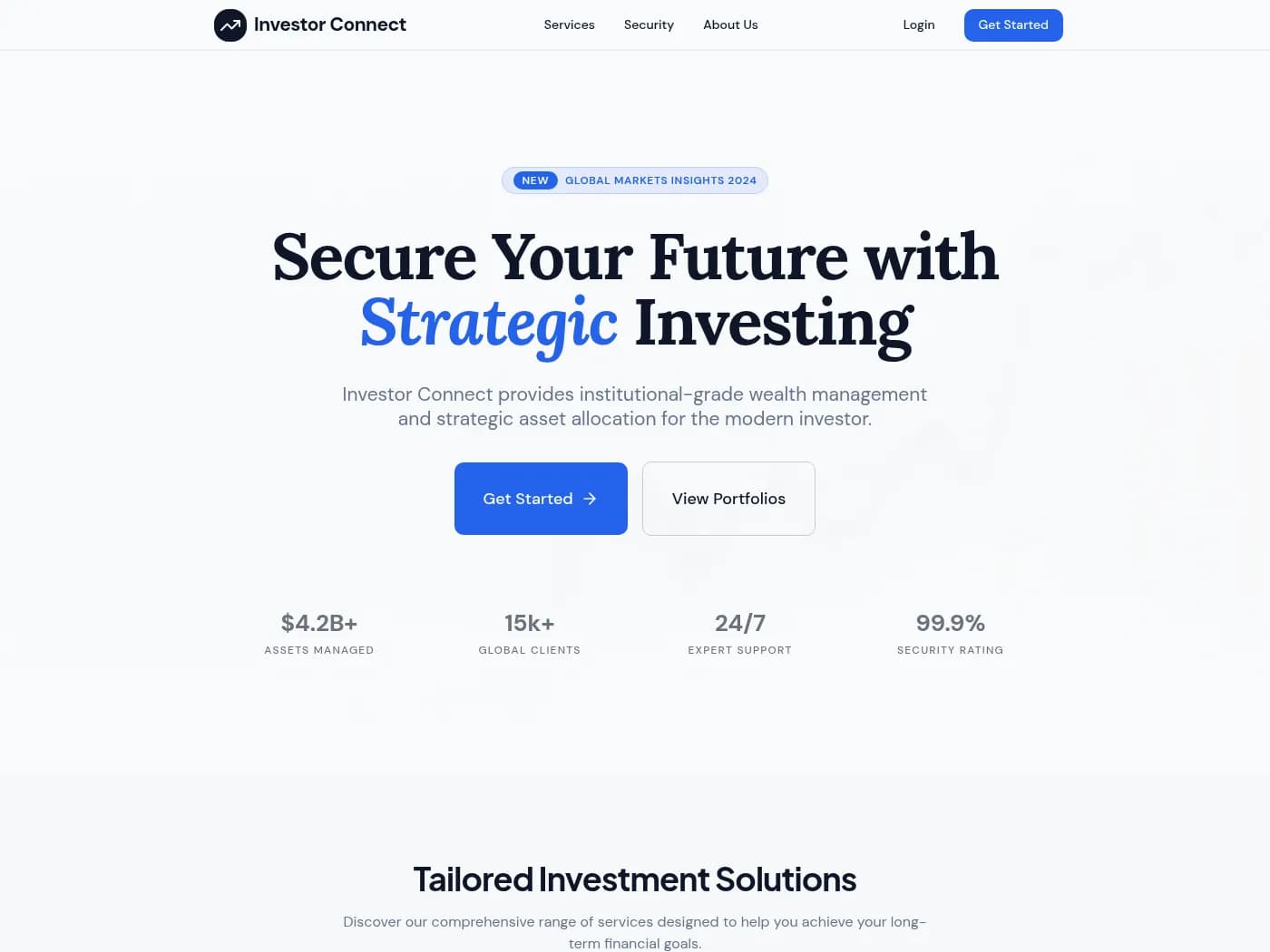 Investor Connect Site