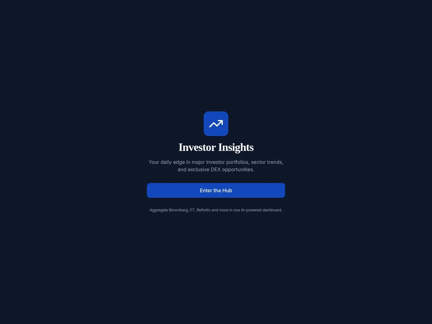 Investor Insights Hub