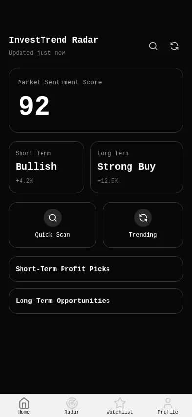 InvestTrend Radar
