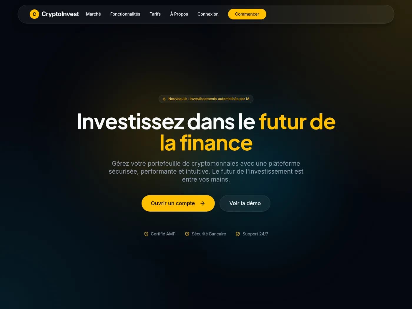 InvestWeb Platform