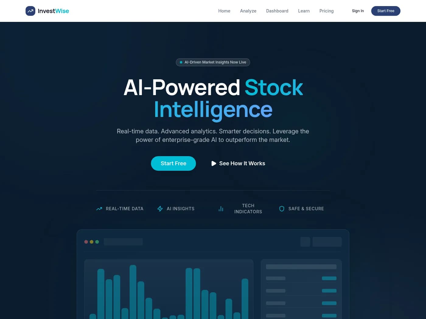 InvestWise Stock Analytics