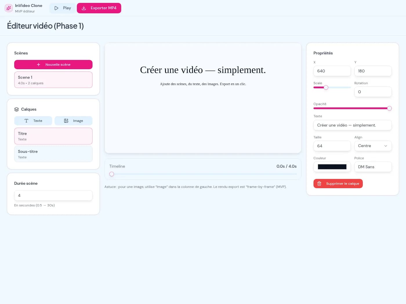 InVideo Clone