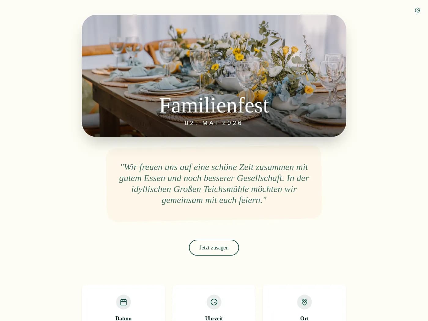 Family Event Invitation Maker