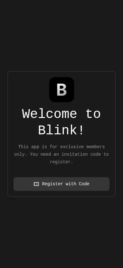 Invite Code Register App