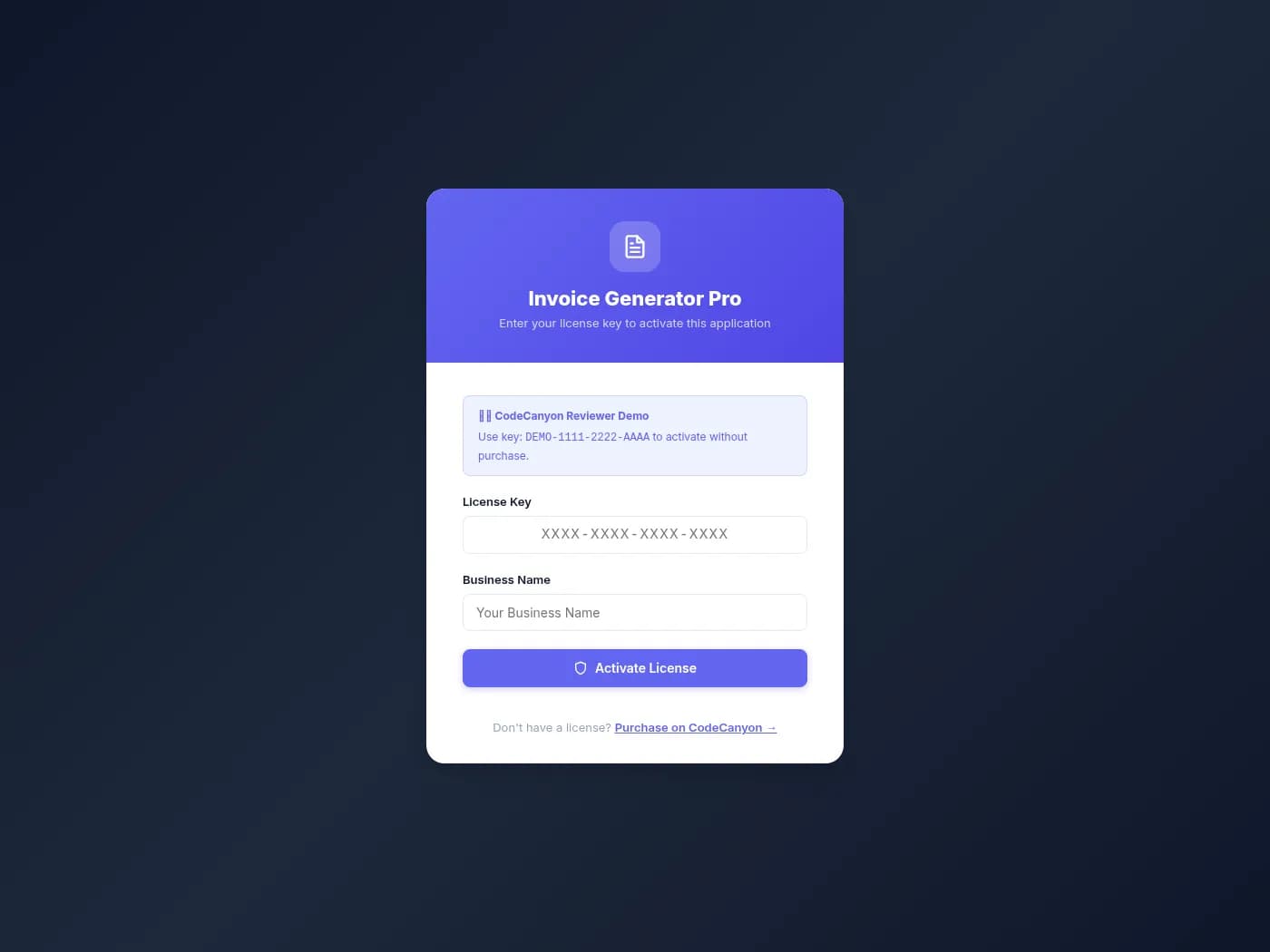 Invoice Generator Pro