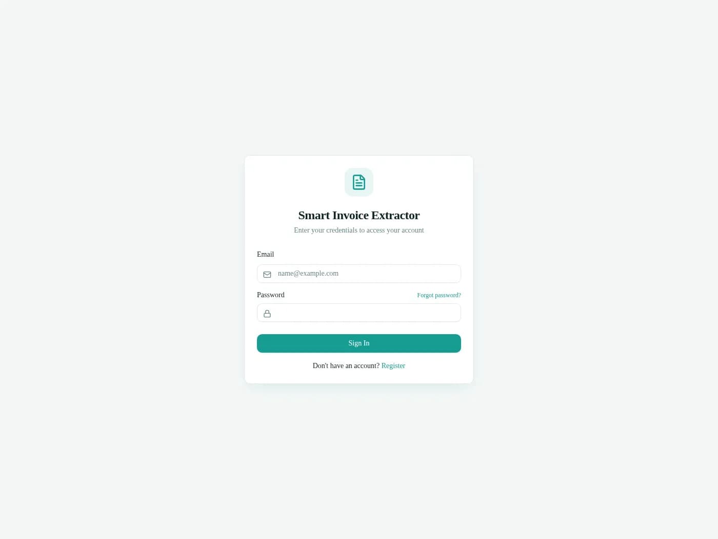 Smart Invoice Extractor