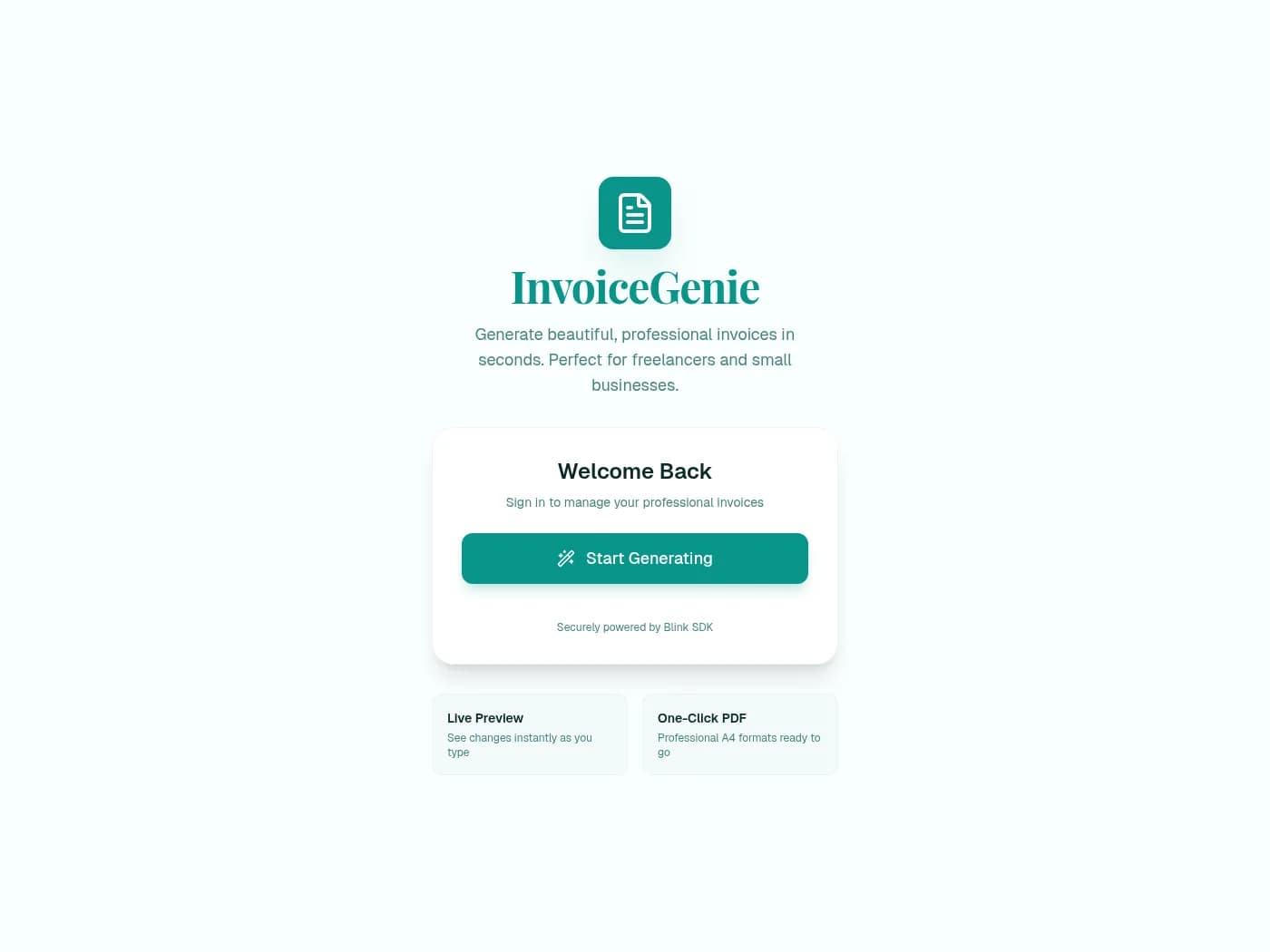 InvoiceGenie