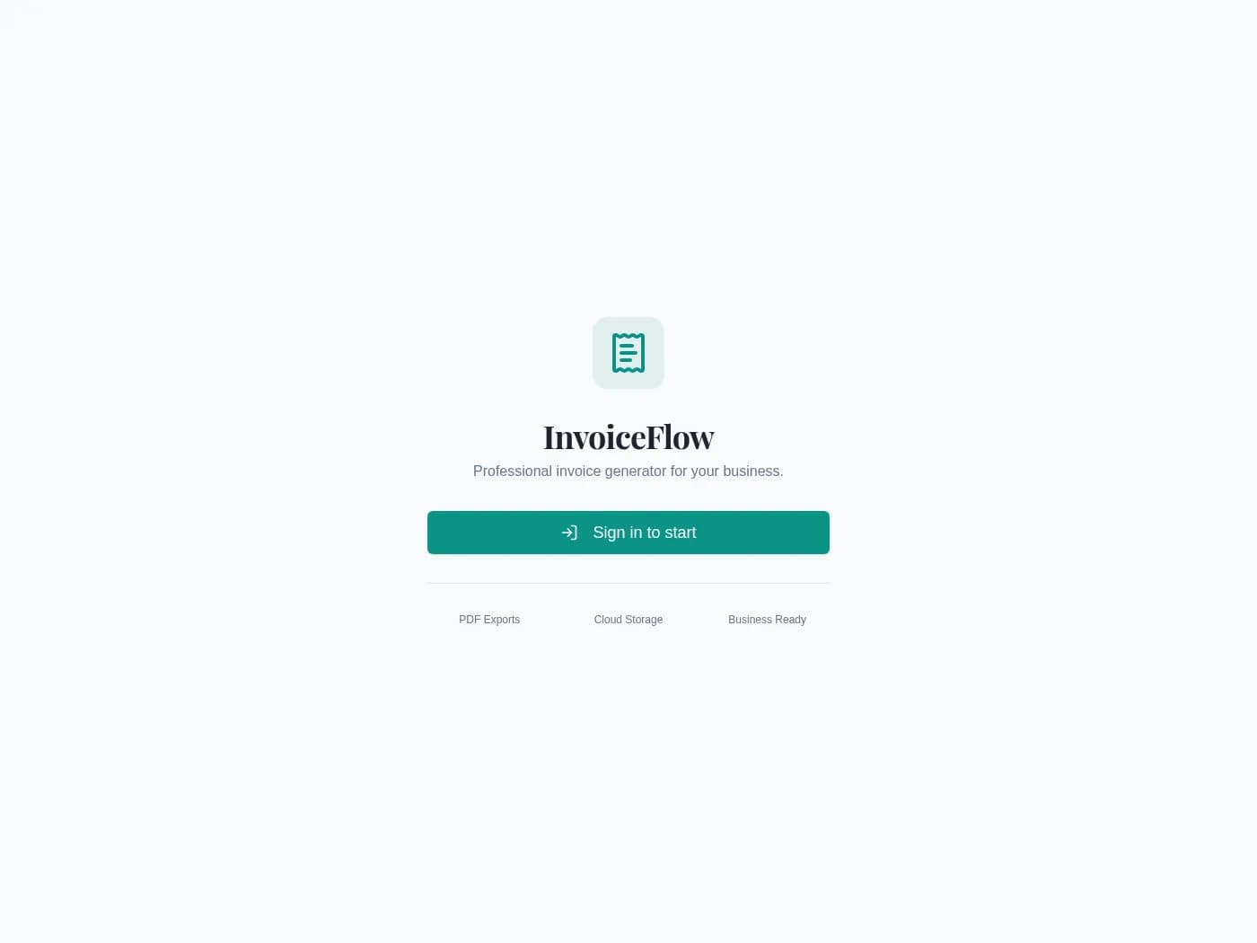 Invoice PDF Generator