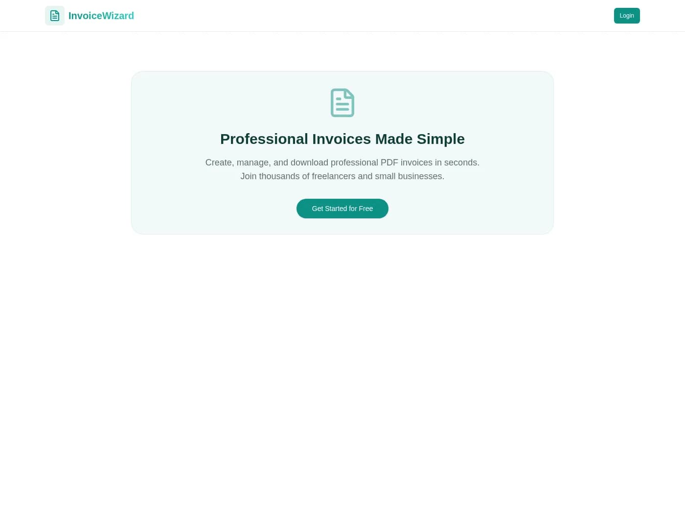 Invoice PDF Wizard
