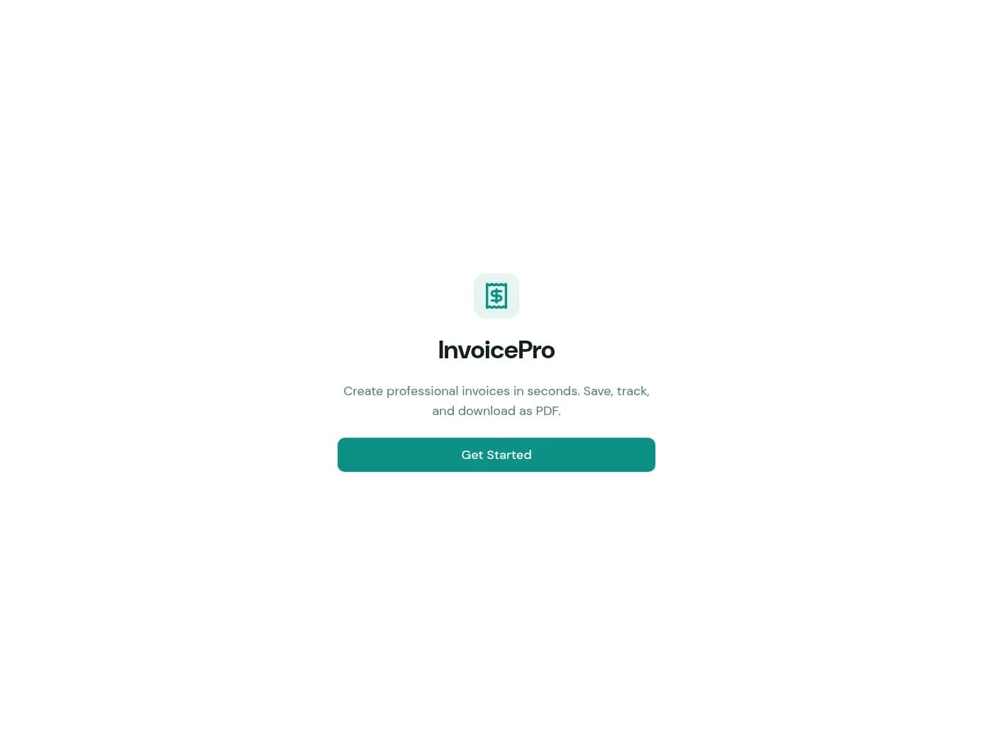Invoice PDF Generator