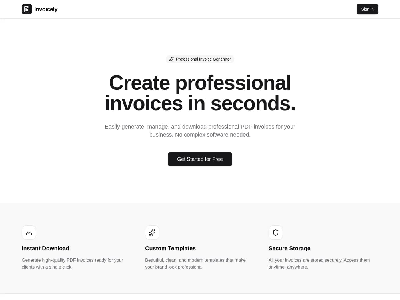 Invoice PDF Creator