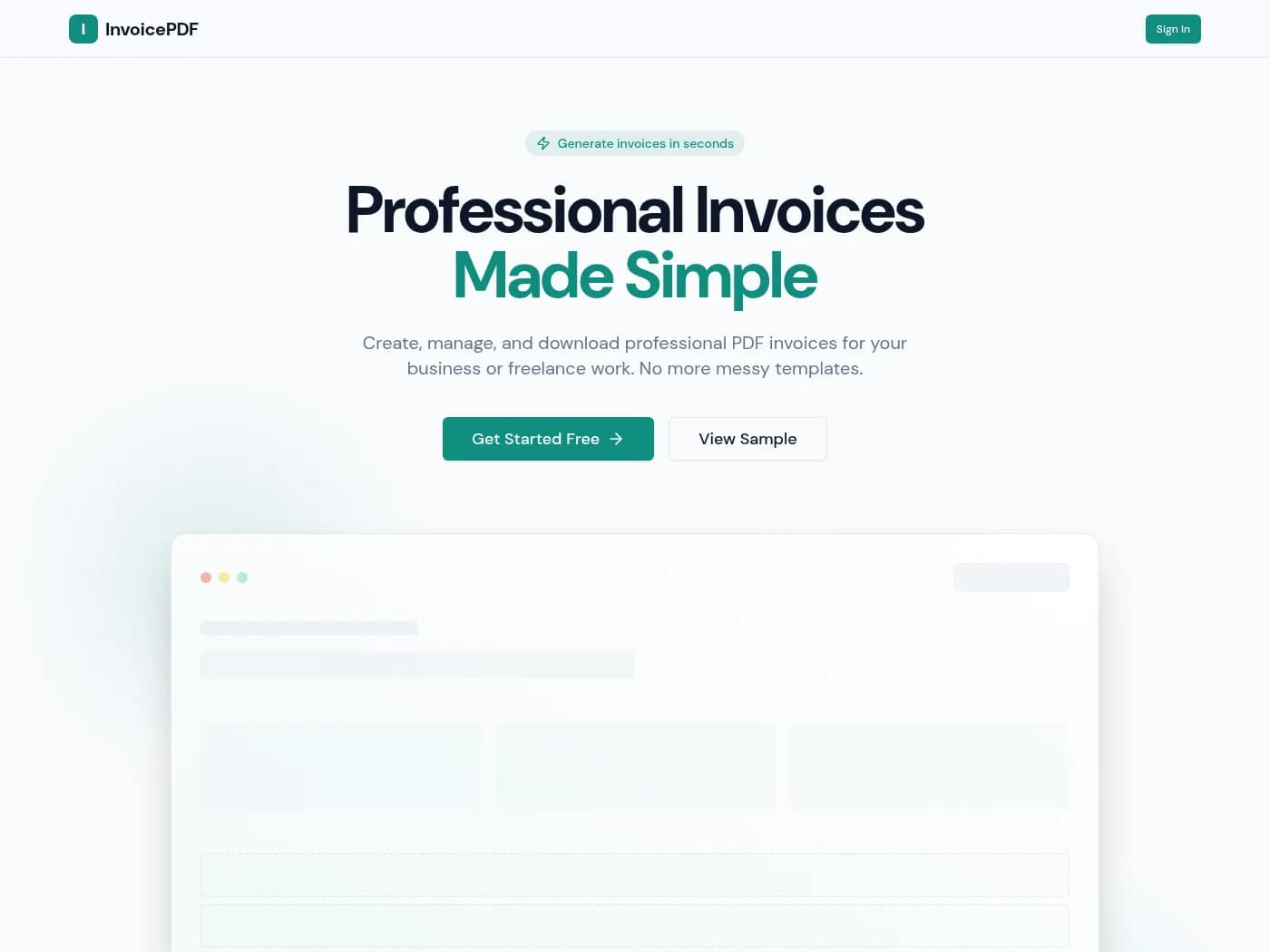 Invoice PDF Maker