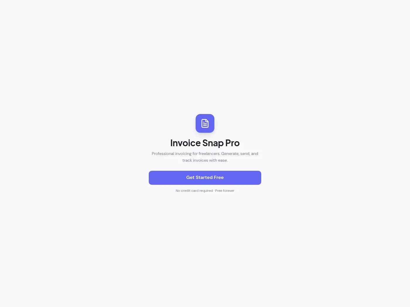 Invoice Snap Pro
