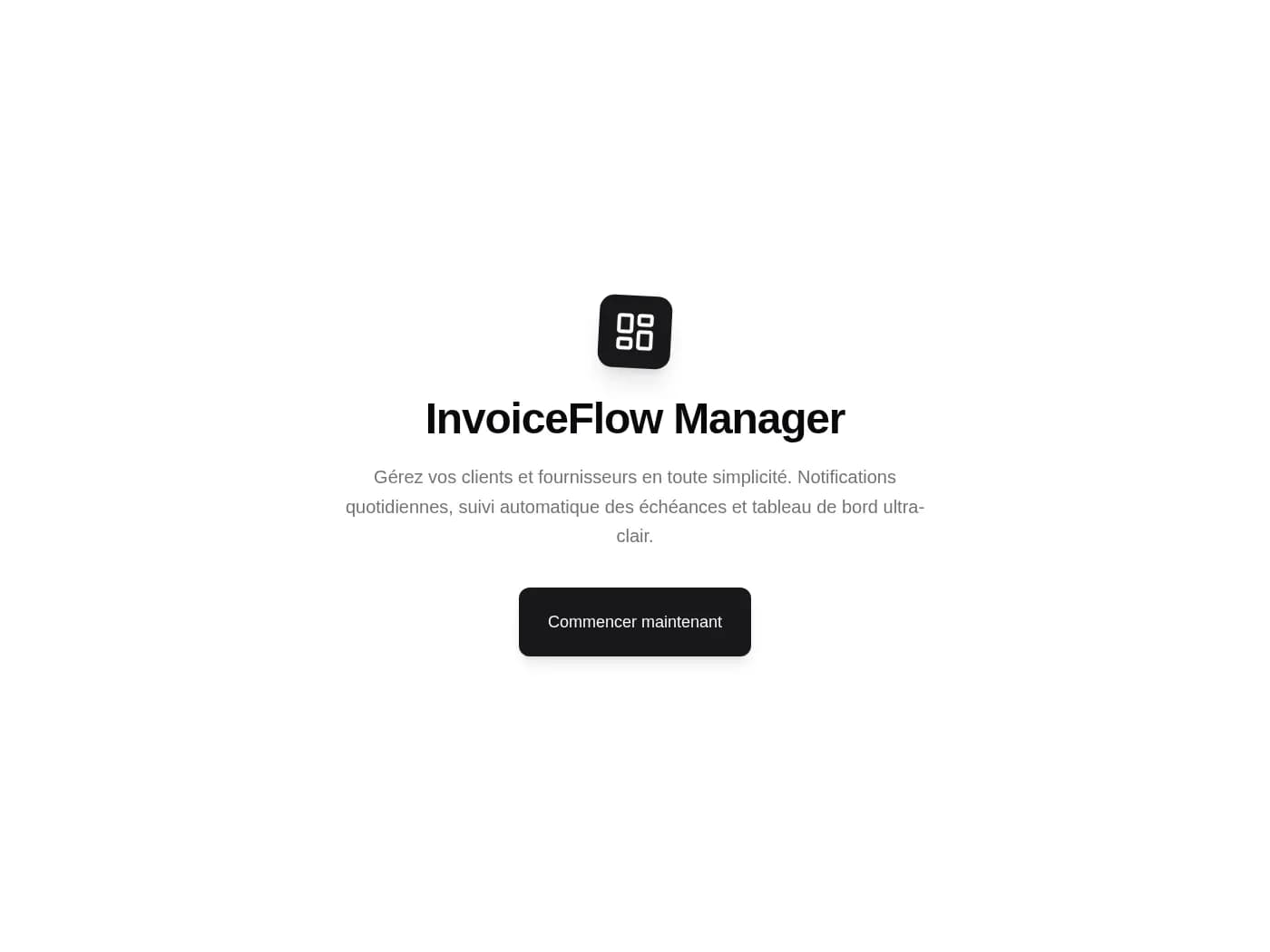 InvoiceFlow Manager