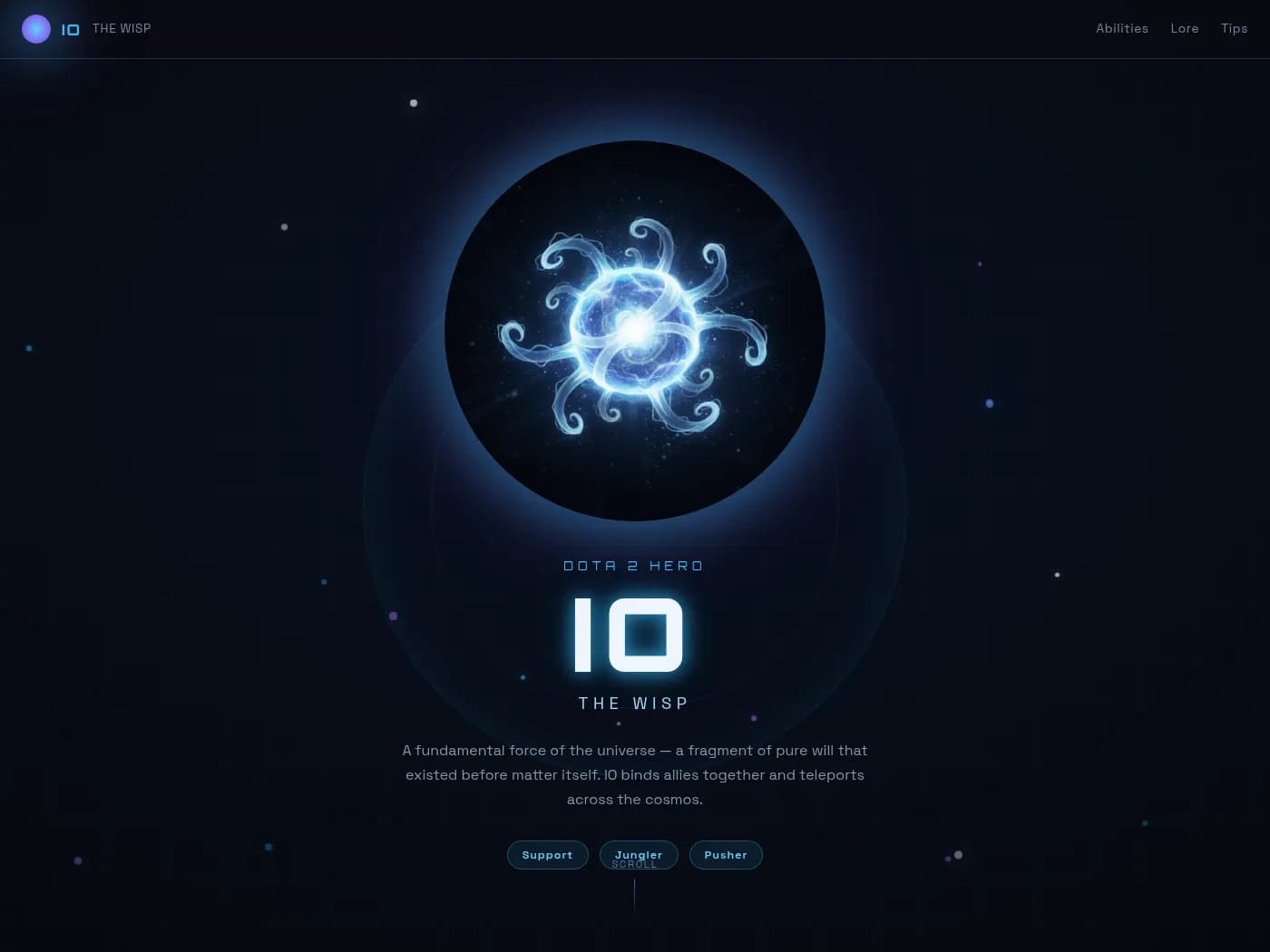 IO Dota 2 Hero Site