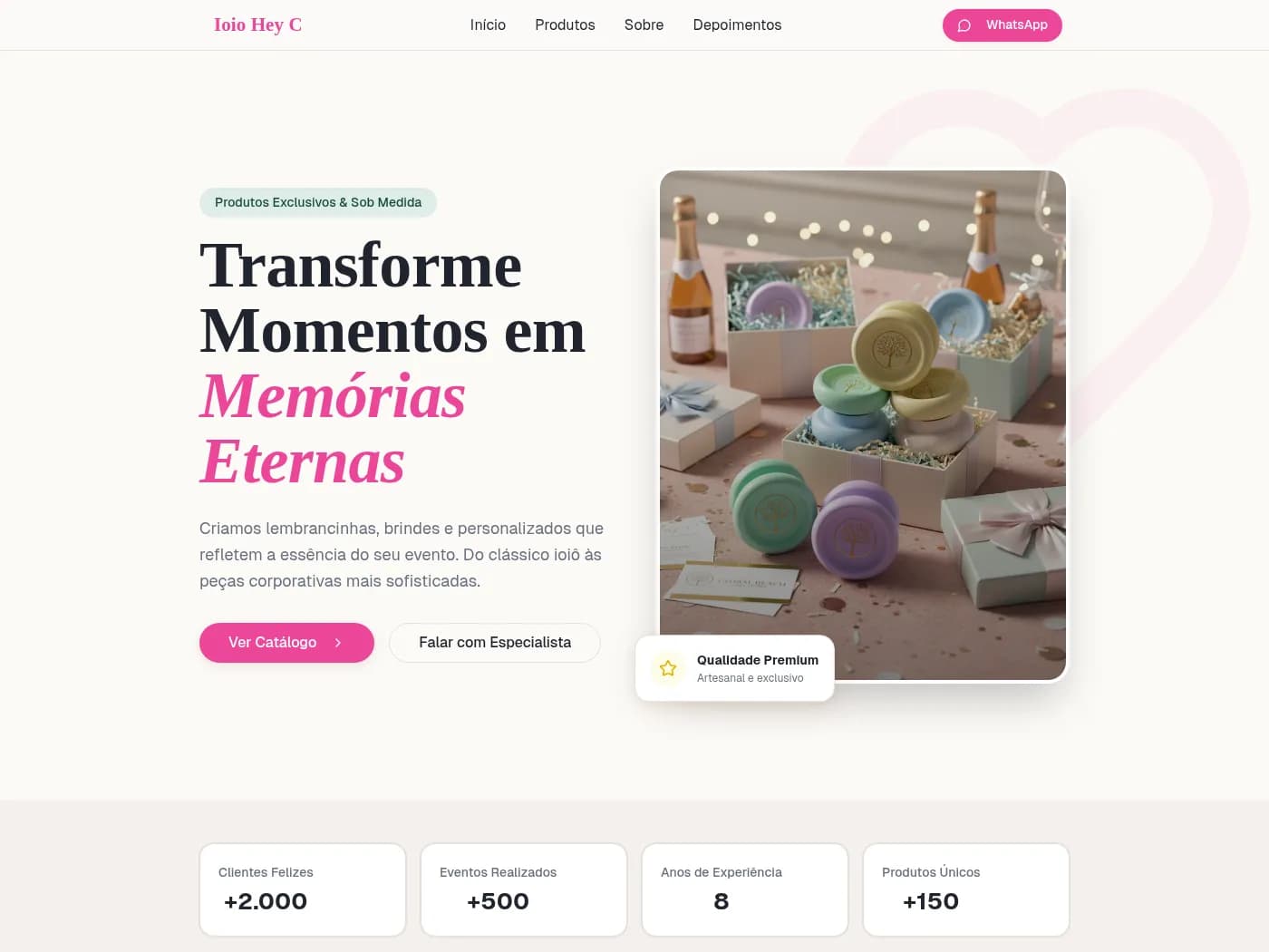 IoioHeyC Landing Page