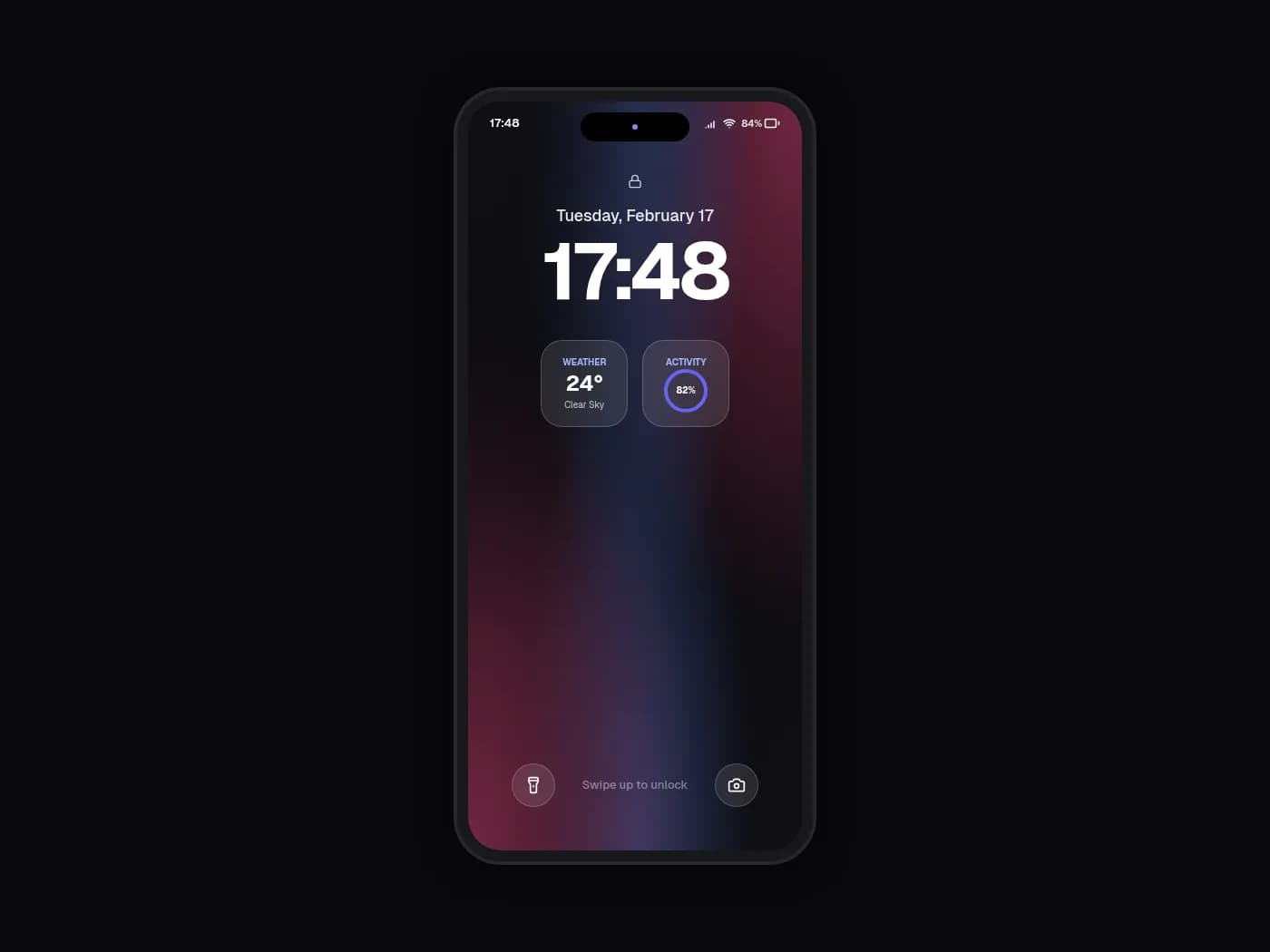 iOS 26 lock screen Simulator
