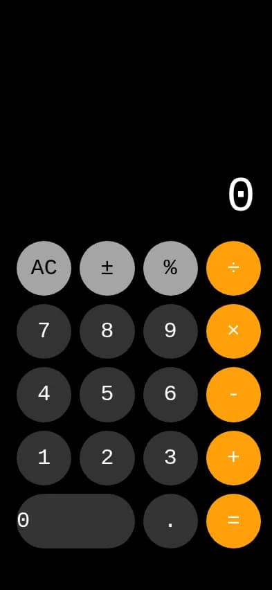 iOS Calculator Clone