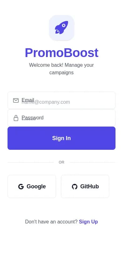 PromoBoost iOS App