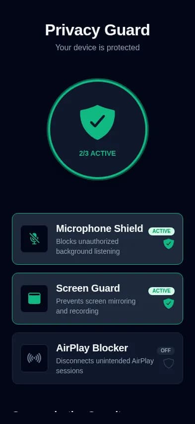 iOS Privacy Guard
