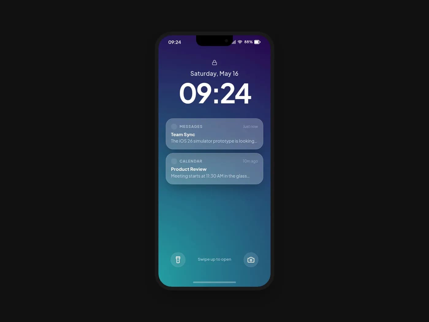 iOS 26 Web Simulator