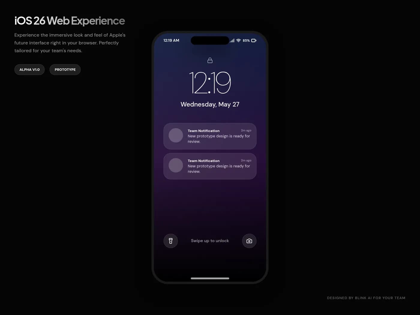 iOS 26 Web Experience