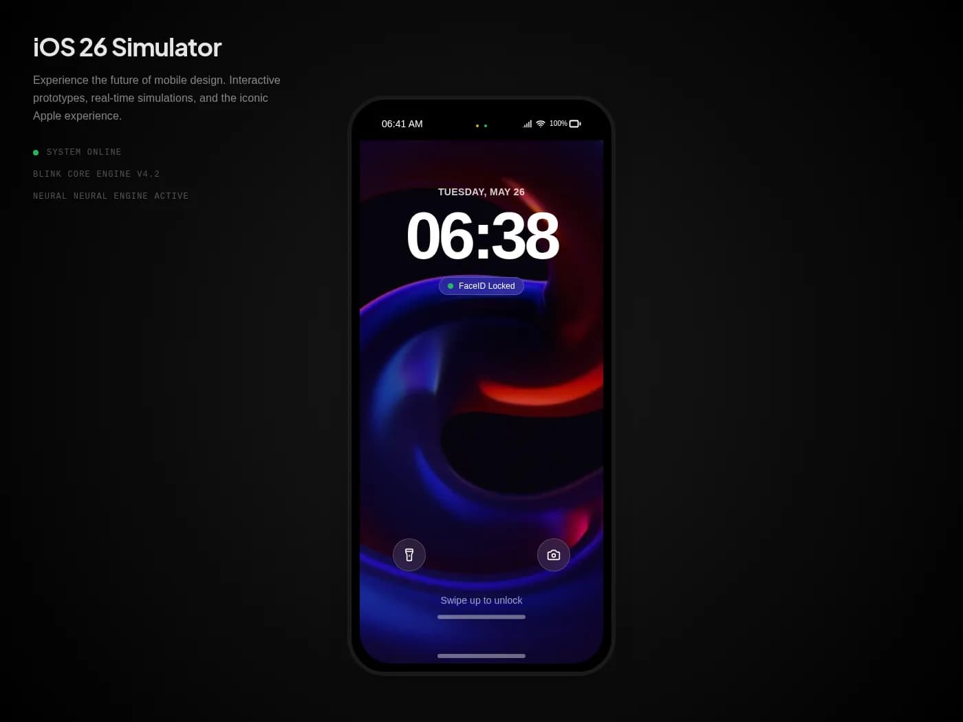 iOS 26 Web Simulator