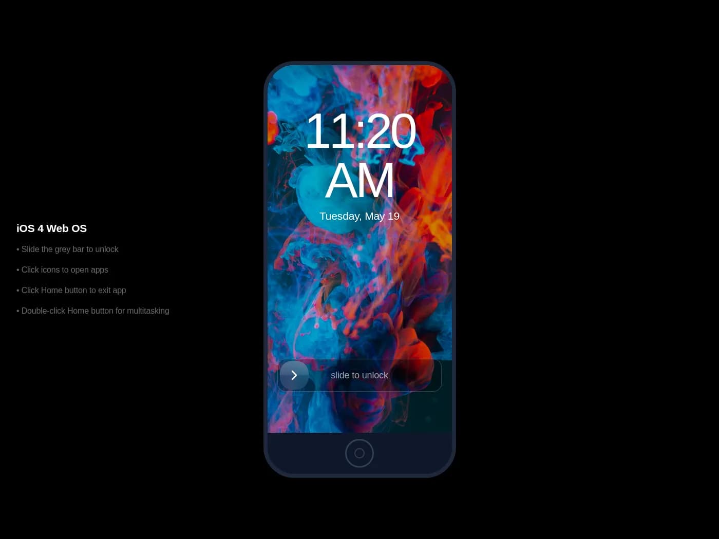 Retro iOS Web OS