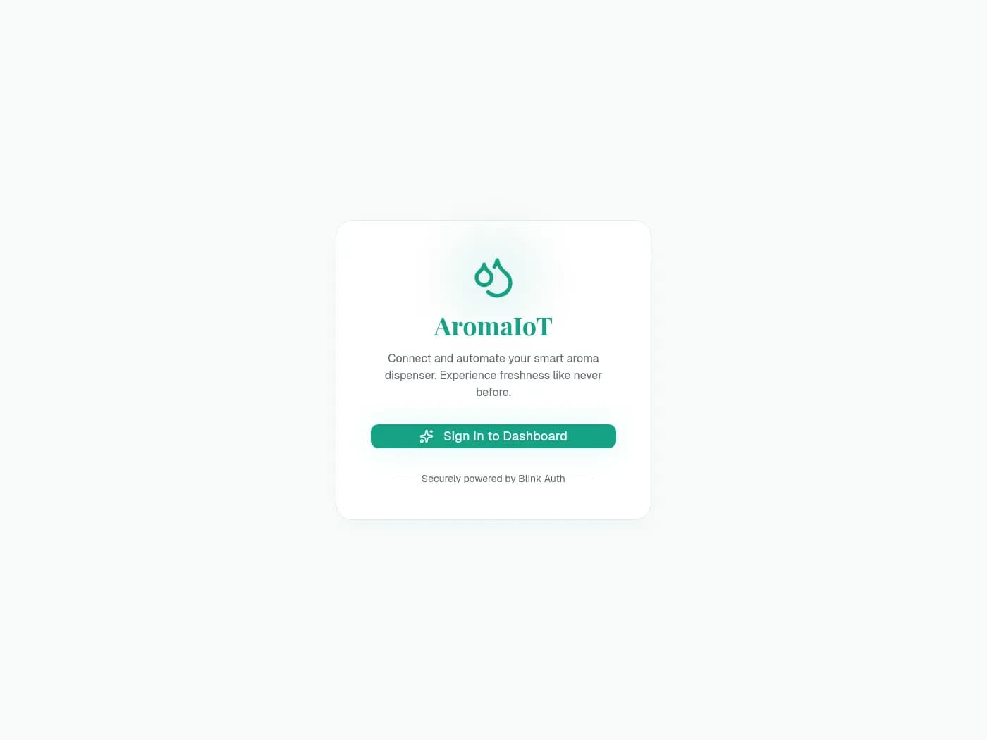 IoT Aroma Dashboard