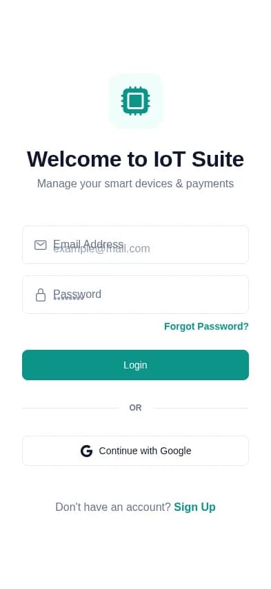 Unified IoT Commerce Suite