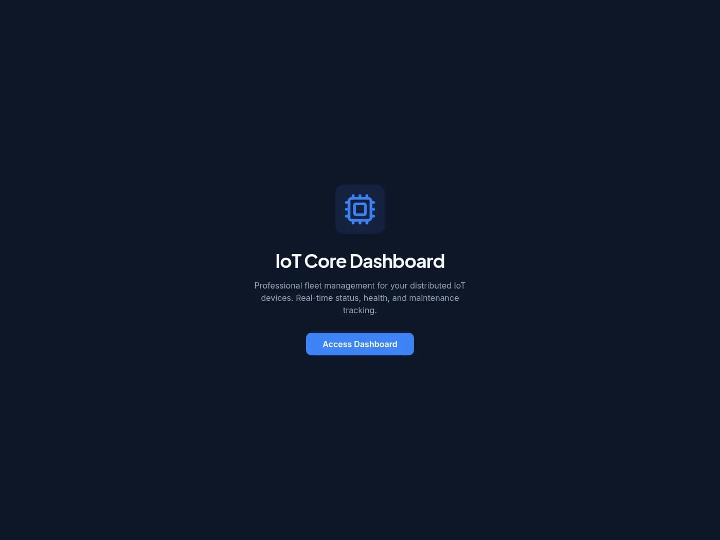 IoT Device Dashboard