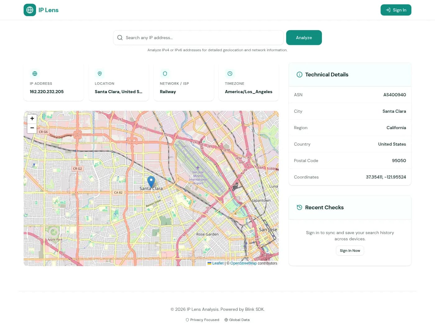 IP Address Checker