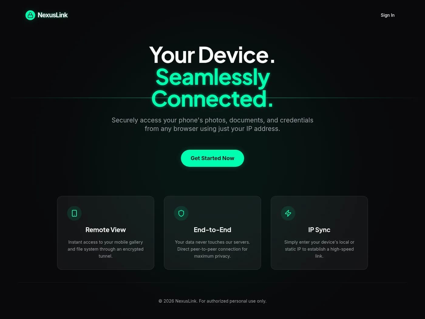 IP Device Access App
