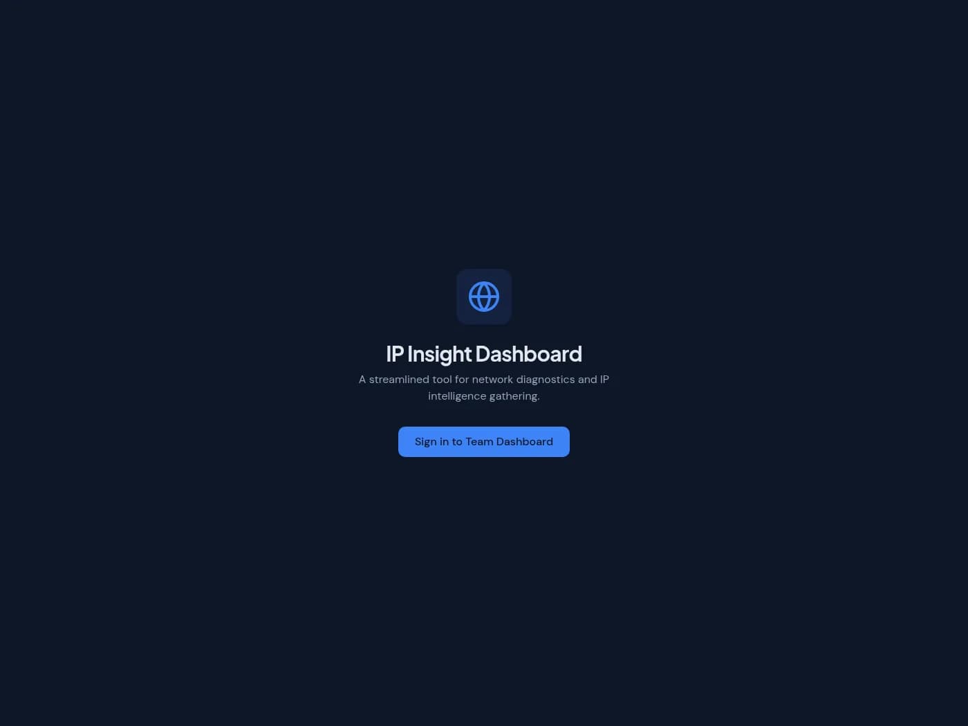 IP Insight Dashboard
