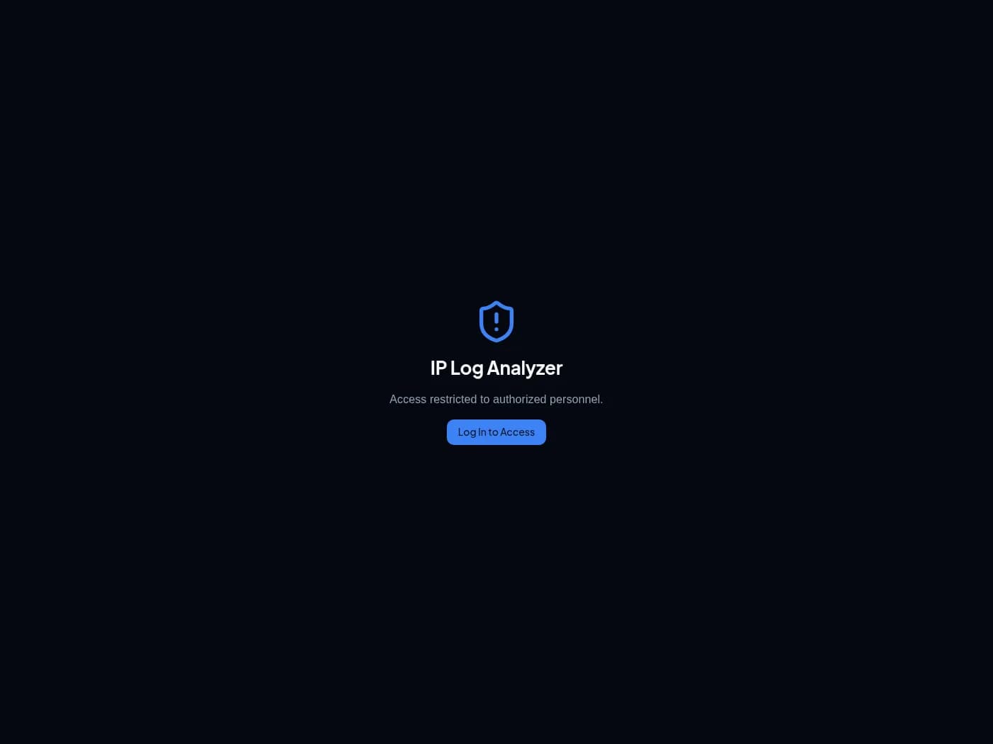 IP Log Analyzer