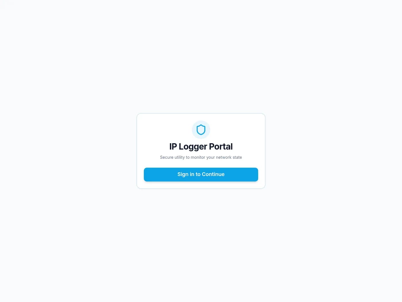 IP Logger Web Portal