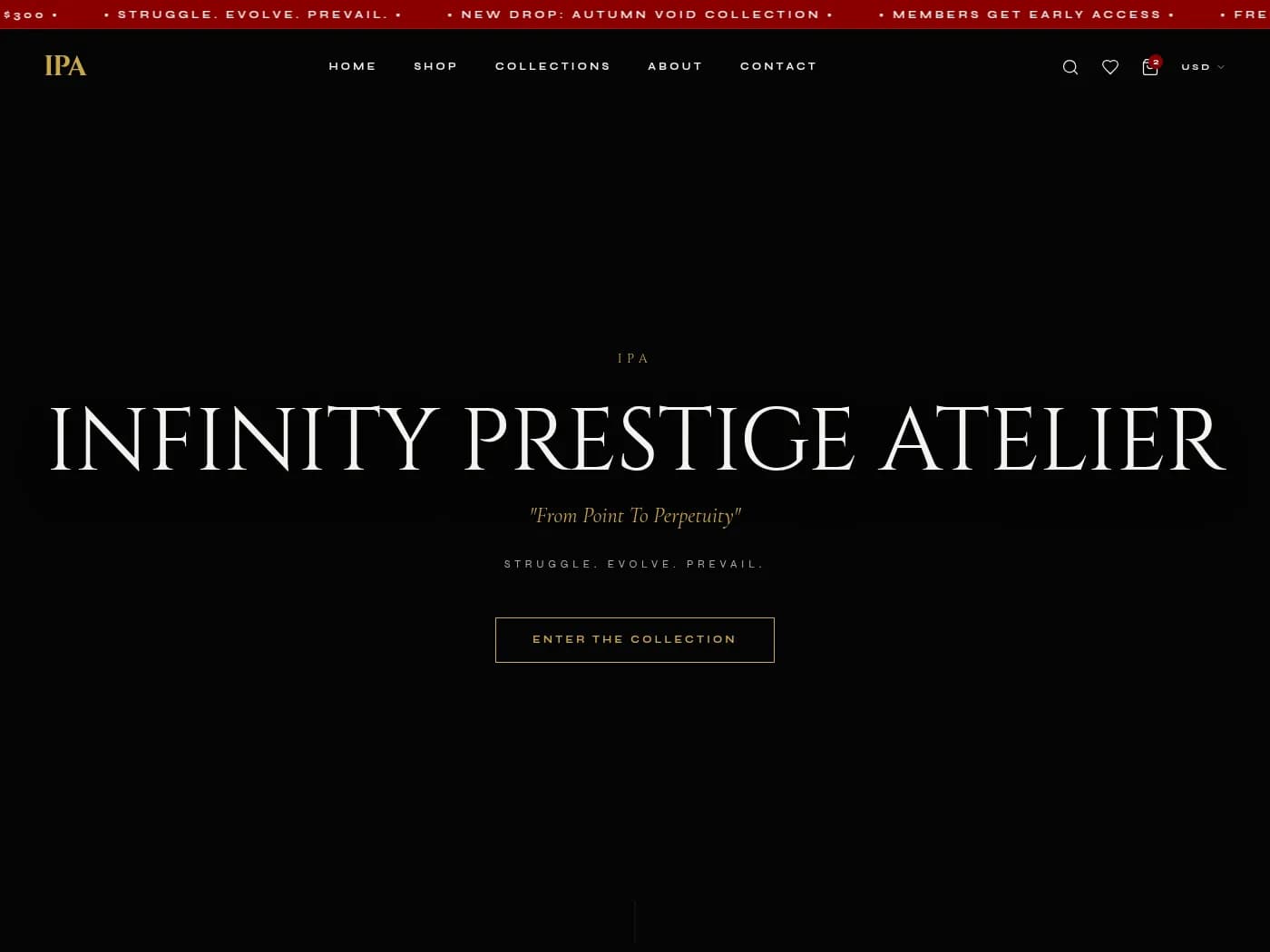 IPA Luxury E-Commerce