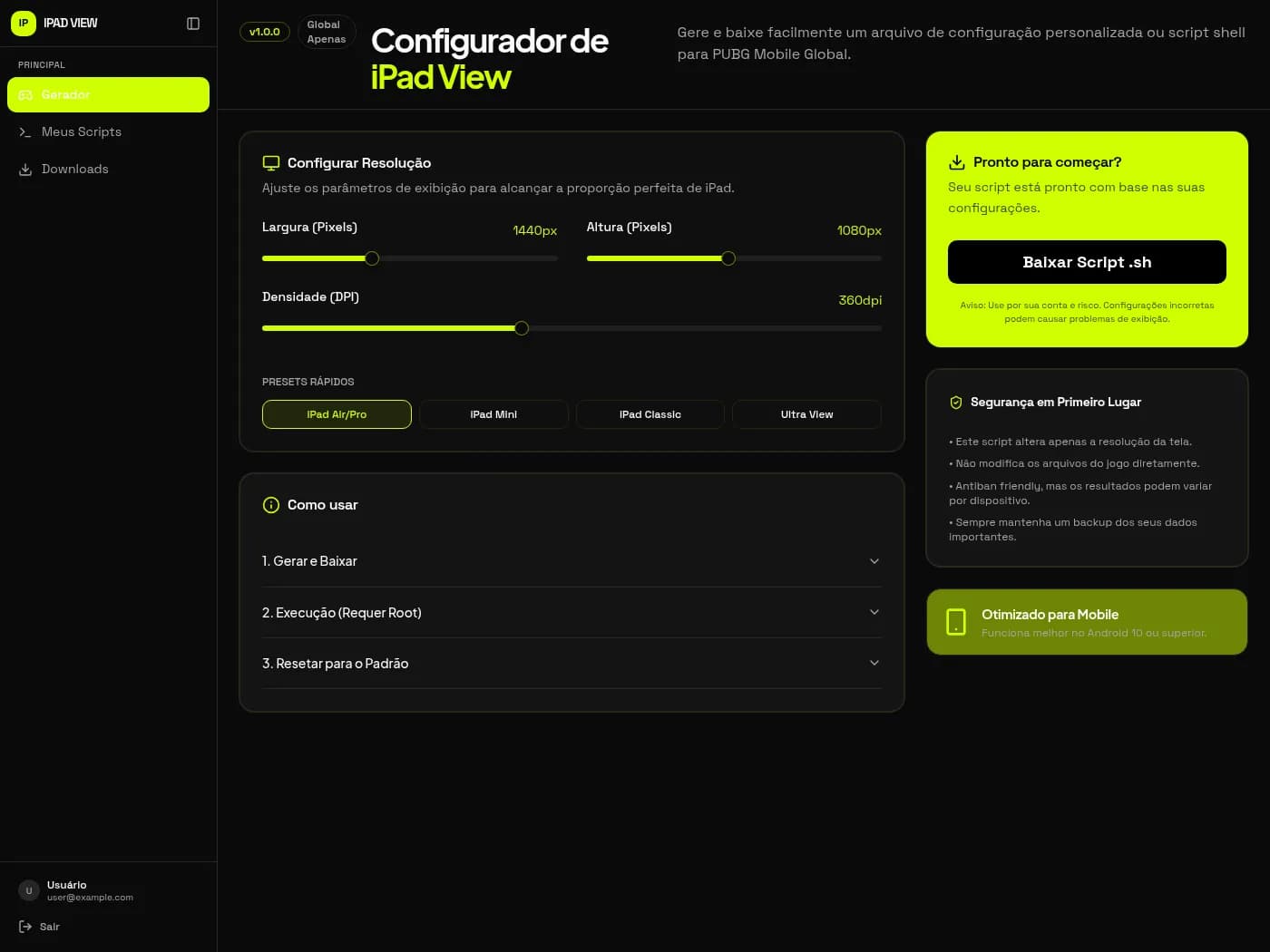 iPad View Configurator