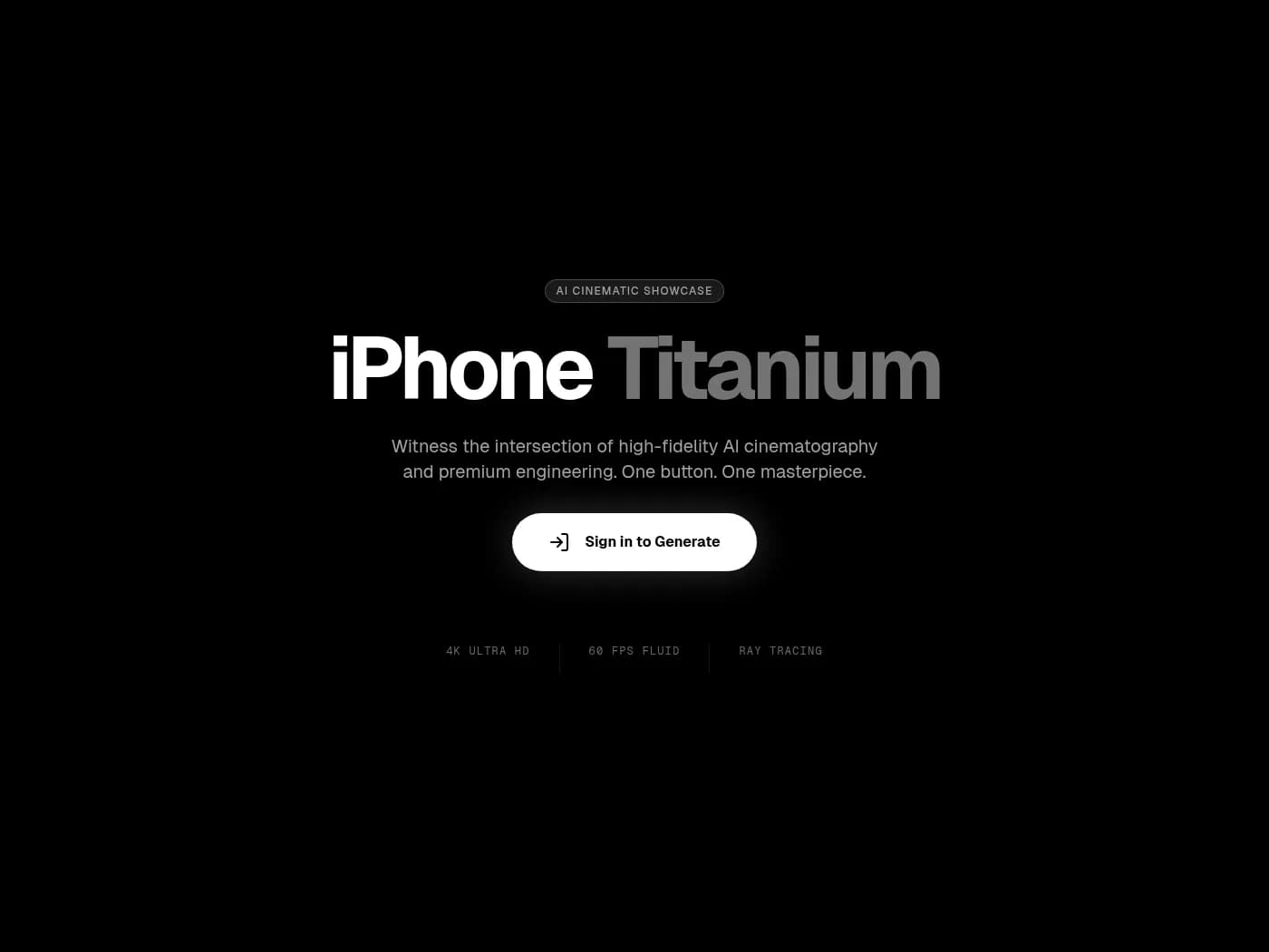 Cinematic iPhone Promo