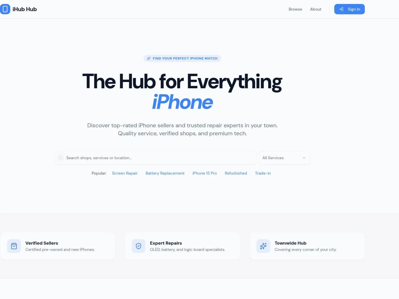 iPhone Seller & Repair Hub