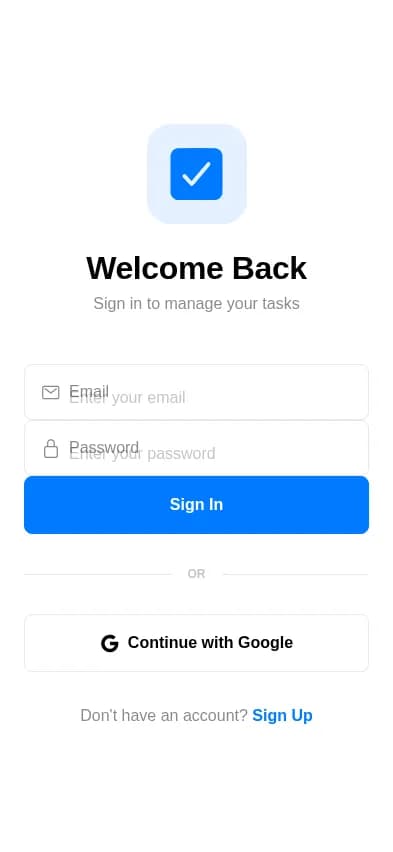 iPhone Task Tracker