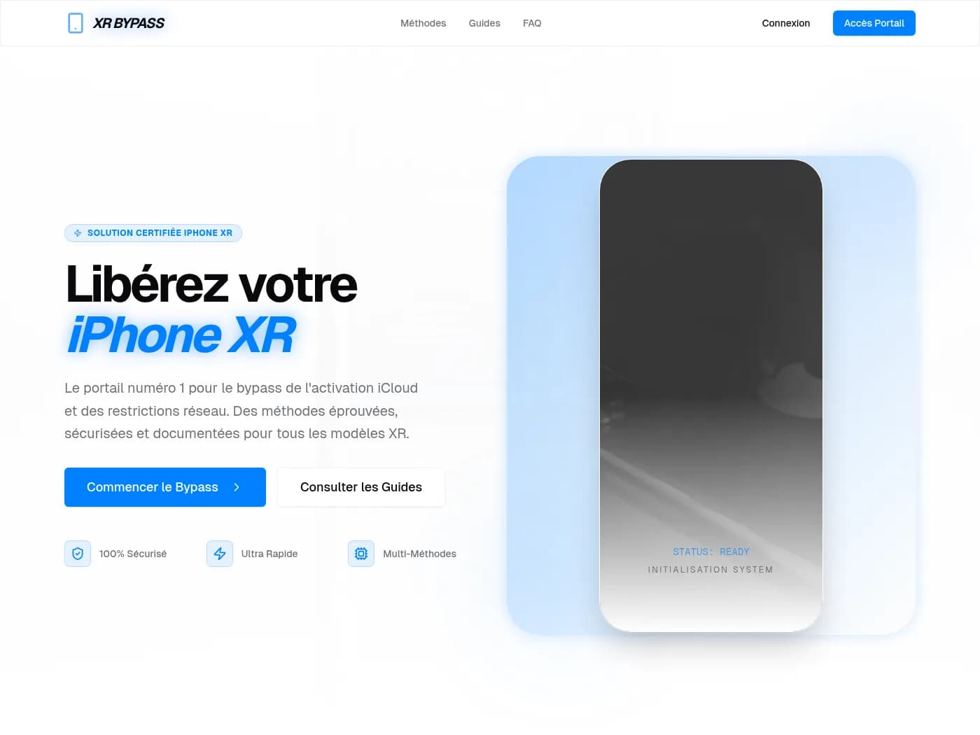 iPhone XR Bypass Portal