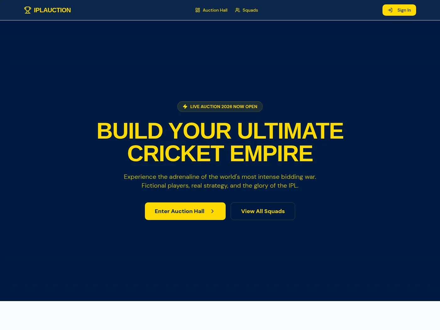 IPL Auction Showcase