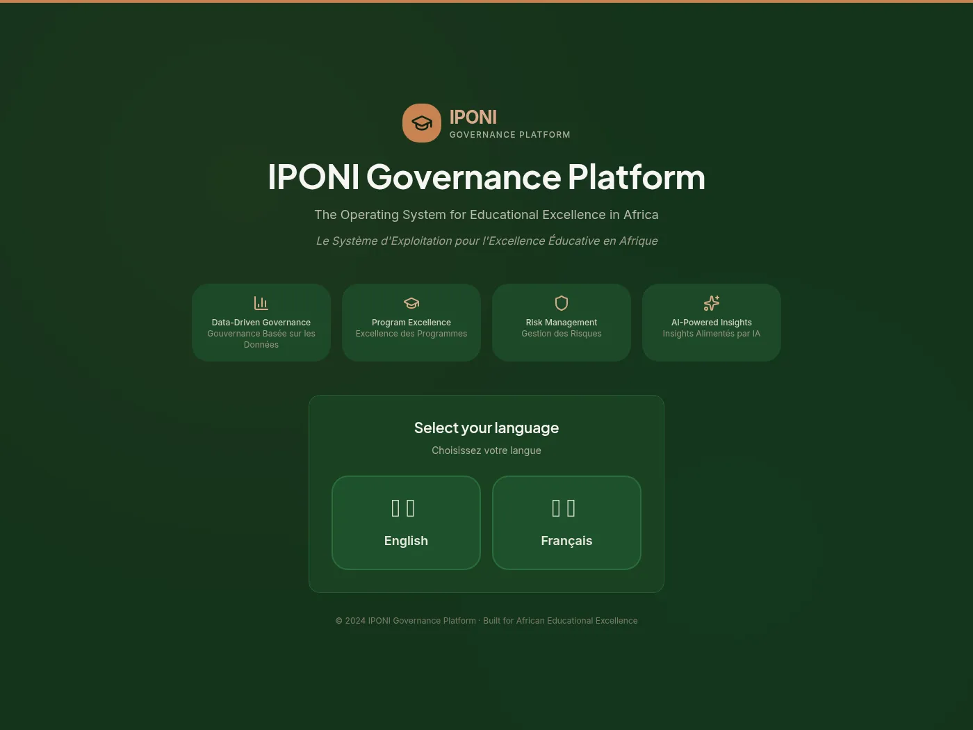 IPONI Governance Platform (IGP)
