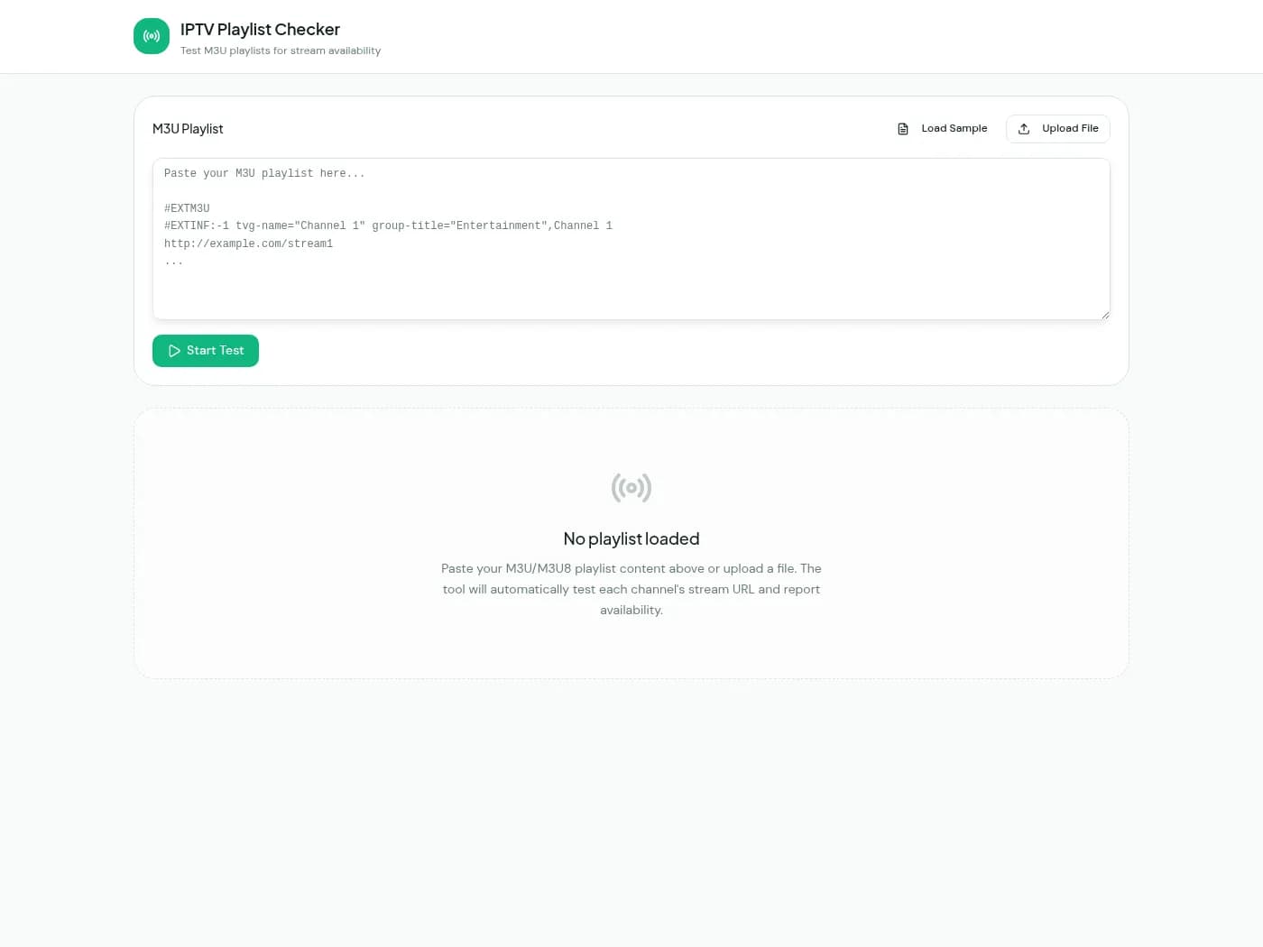 IPTV Playlist Checker