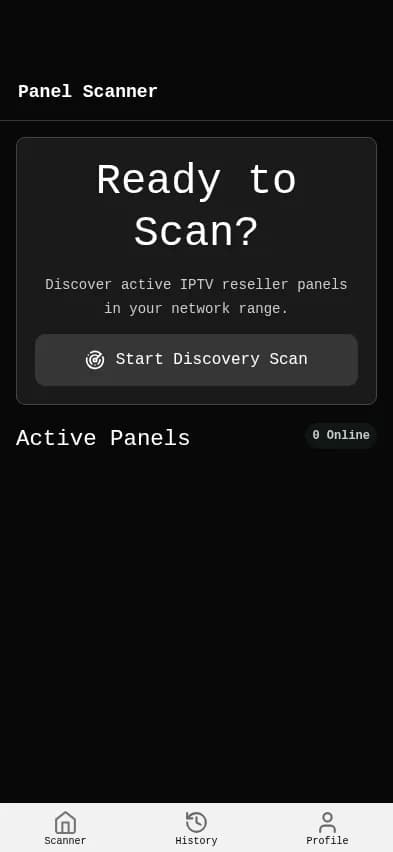 IPTV Reseller Panel Scanner