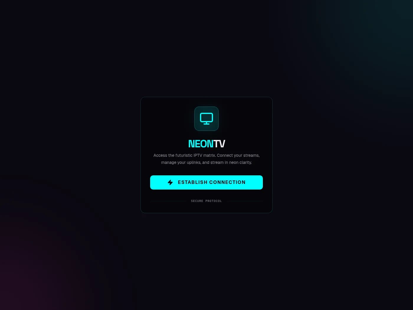 Futurist IPTV Web Player