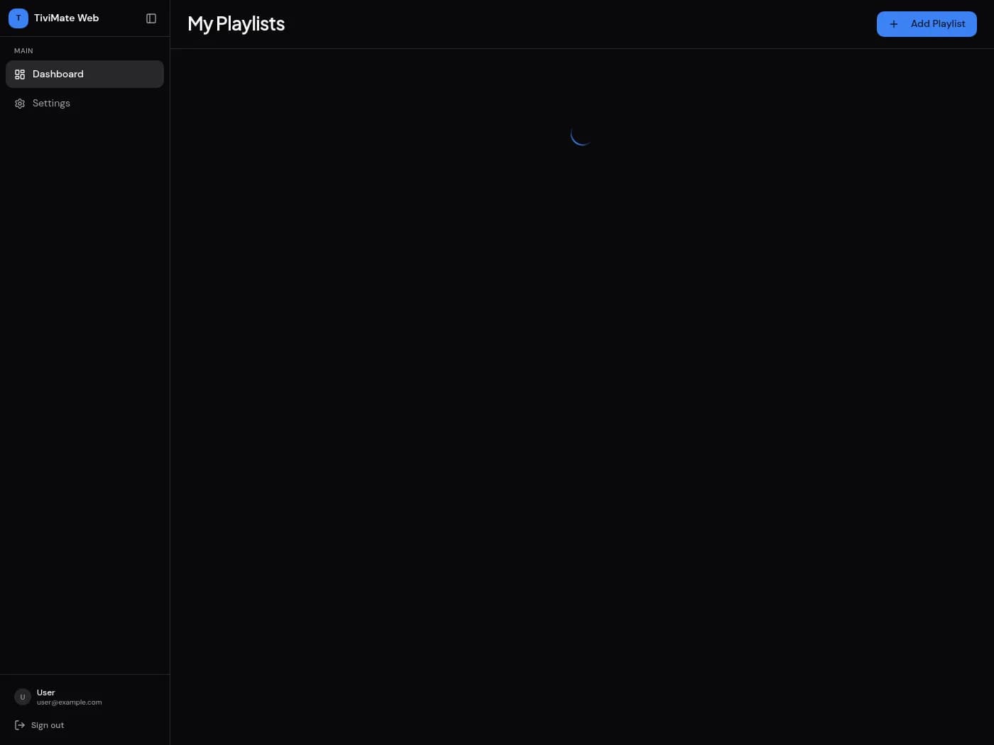 TiviMate Web Player